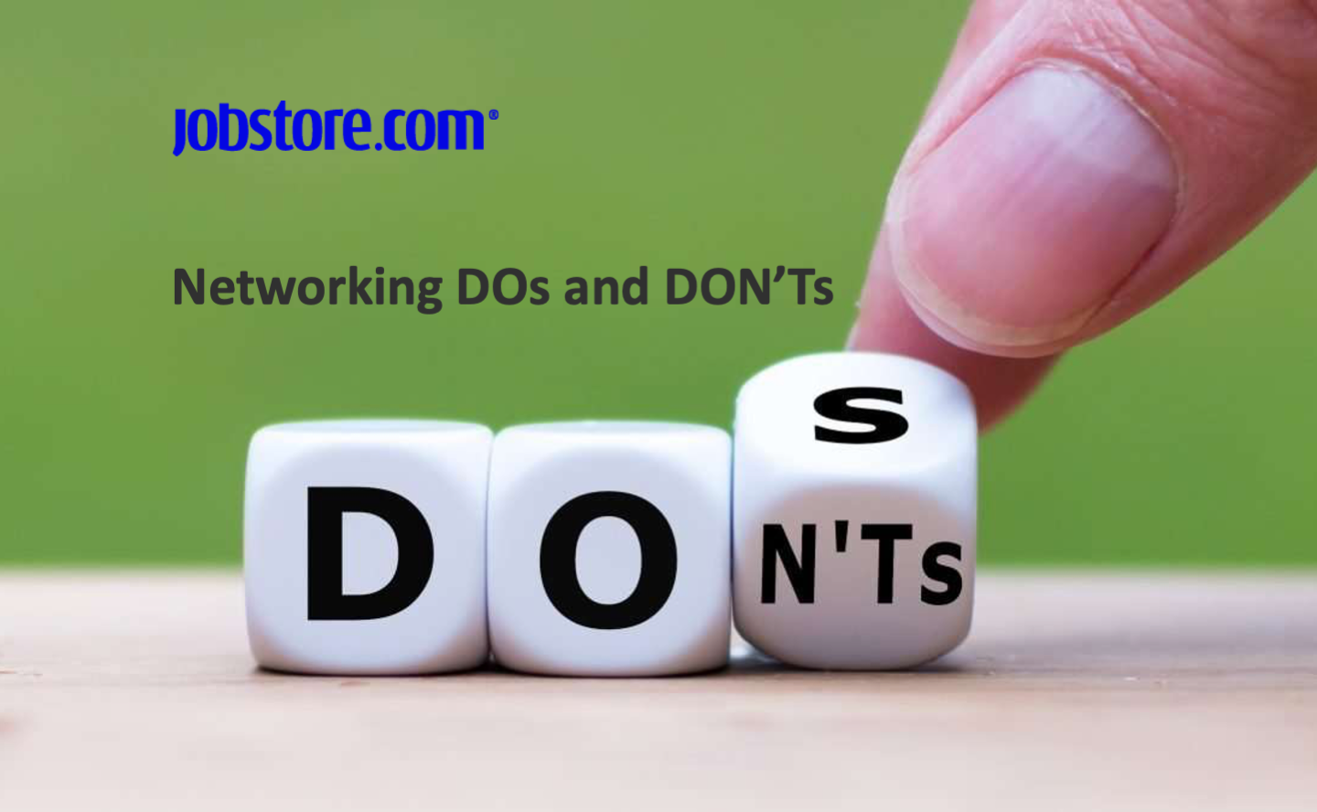 Networking Dos & Don’ts | Social Life Tips (Infographic) | Jobstore Blog